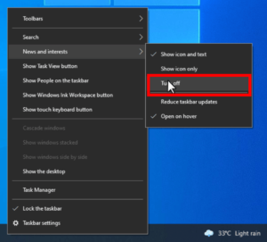 How to Turn Off News and Interests in Windows 10 - How I Solve